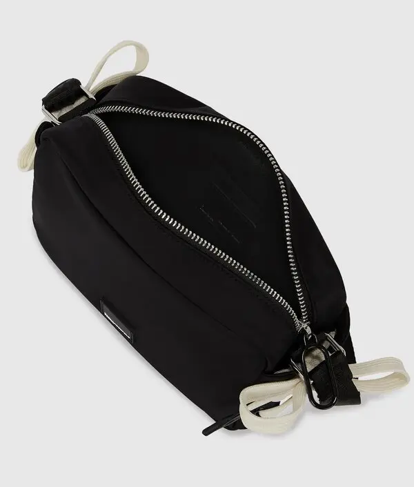 KL JEANS Jeans Nylon Camera Bag With Lace-up Detailing - Black