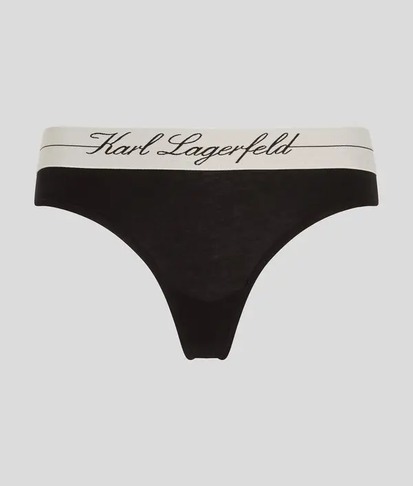 Karl Lagerfeld Hotel Karl Thong - Black