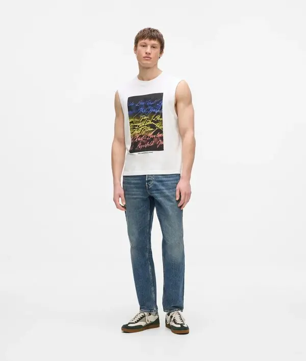 KL JEANS Karl Love Letter Tank Top
