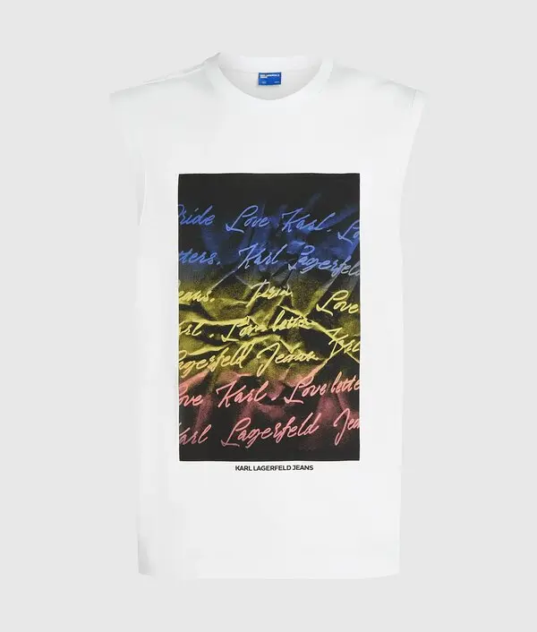 KL JEANS Karl Love Letter Tank Top