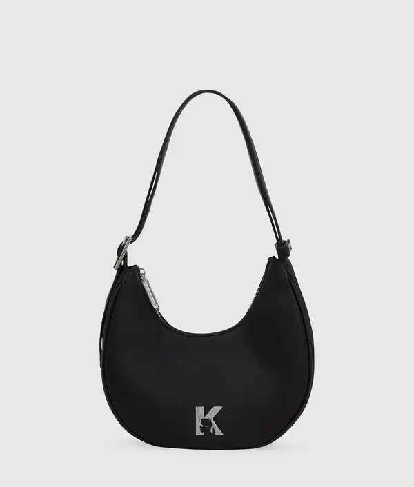 KL JEANS Jeans Contemporary Moon Shoulder Bag - Black