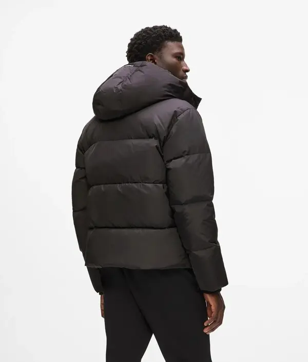 Karl Lagerfeld Short Hooded Puffer Jacket