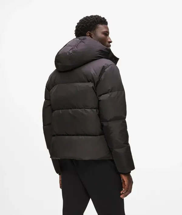 Karl Lagerfeld Short Hooded Puffer Jacket