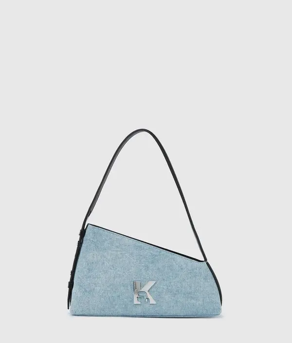 KL JEANS Geo Denim Shoulder Bag