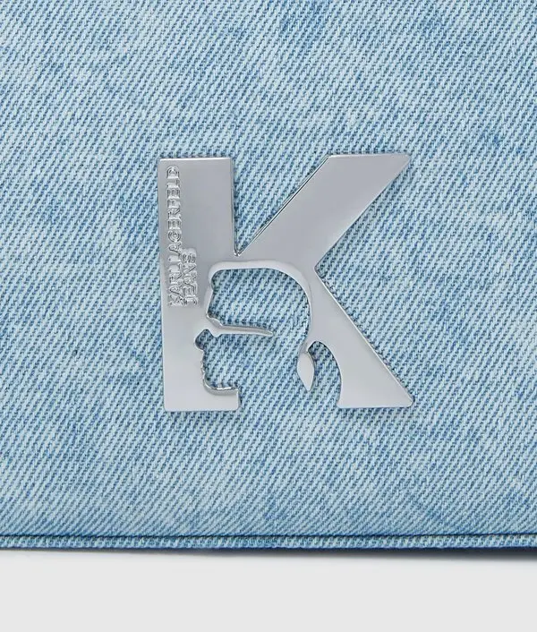 KL JEANS Geo Denim Shoulder Bag