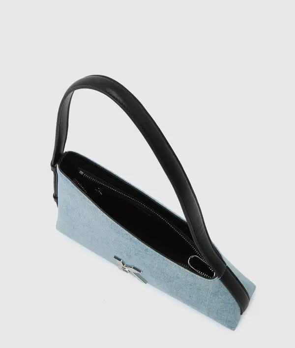 KL JEANS Geo Denim Shoulder Bag