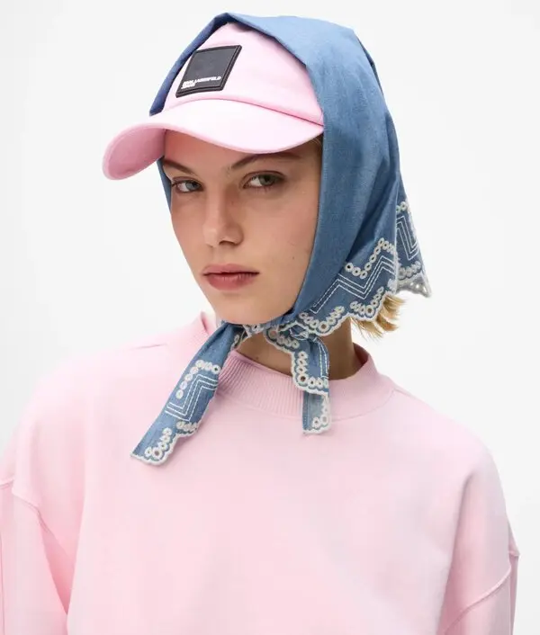 KL JEANS Denim Triangle Bandana Scarf