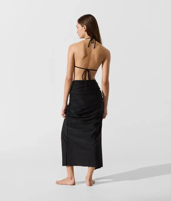 Karl Lagerfeld Knot-detail Maxi Pareo