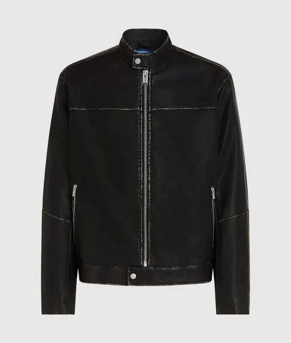 KL JEANS Jeans Faux Leather Biker Jacket