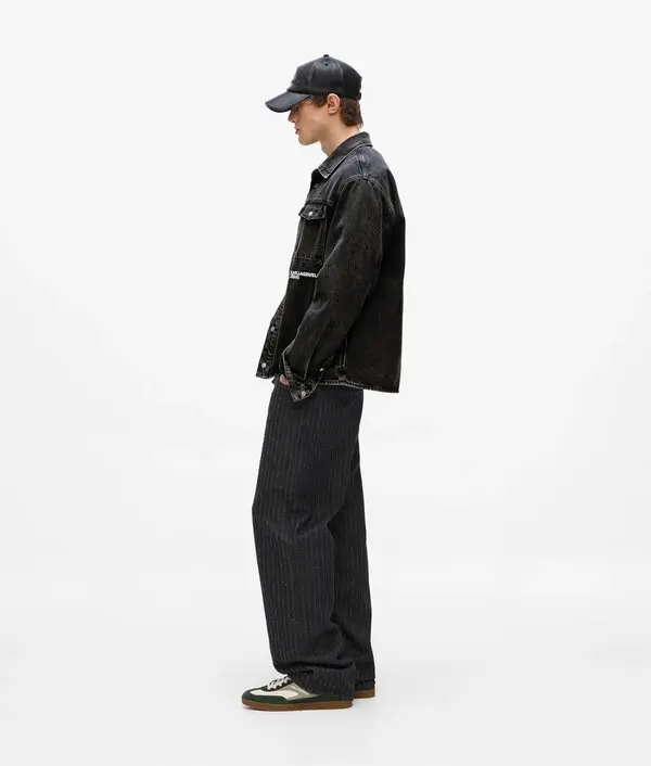 KL JEANS Karl Quote Denim Overshirt