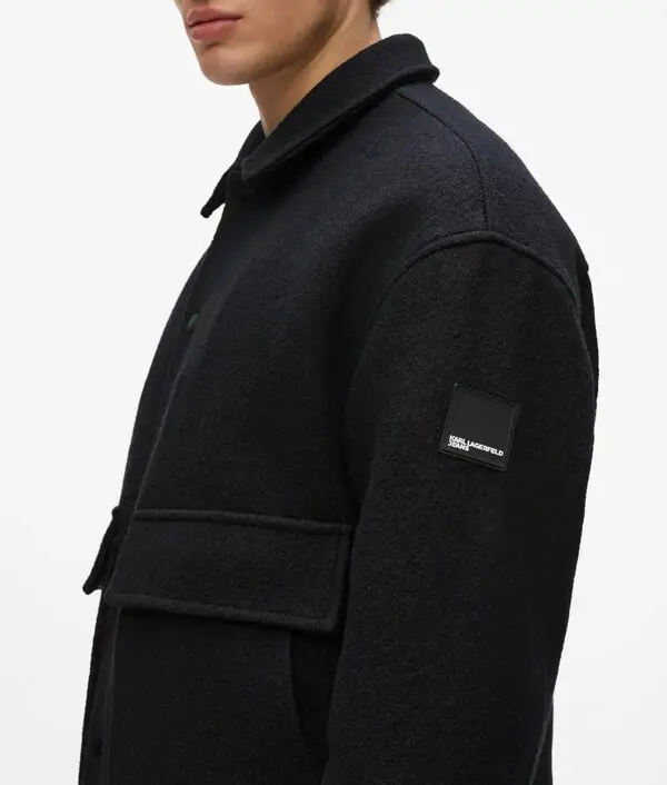 KL JEANS Jeans Wool Blend Bomber Jacket