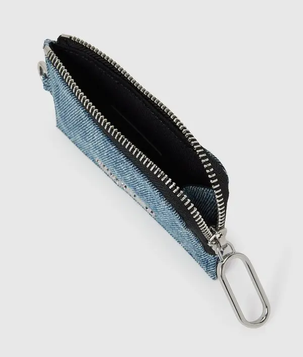 KL JEANS Denim Zipped Cardholder