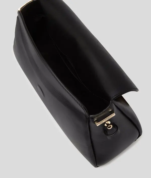 Karl Lagerfeld Kl Studio Crossbody Bag In Leather With Gold-toned Hardware