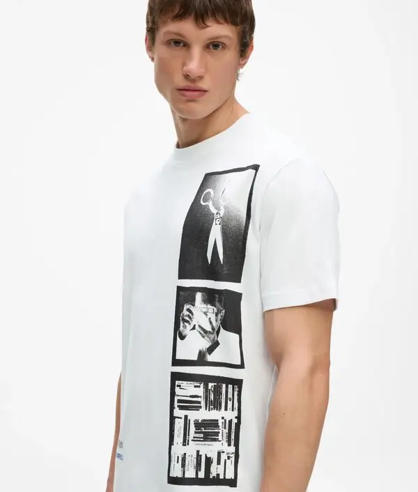 Karl Lagerfeld Polaroid Print T-shirt