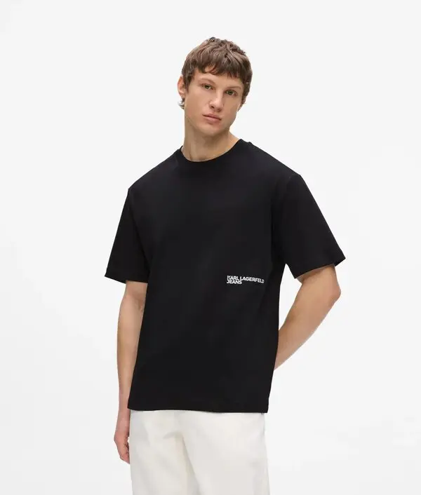 KL JEANS Relaxed Gradient Logo T-shirt - Black