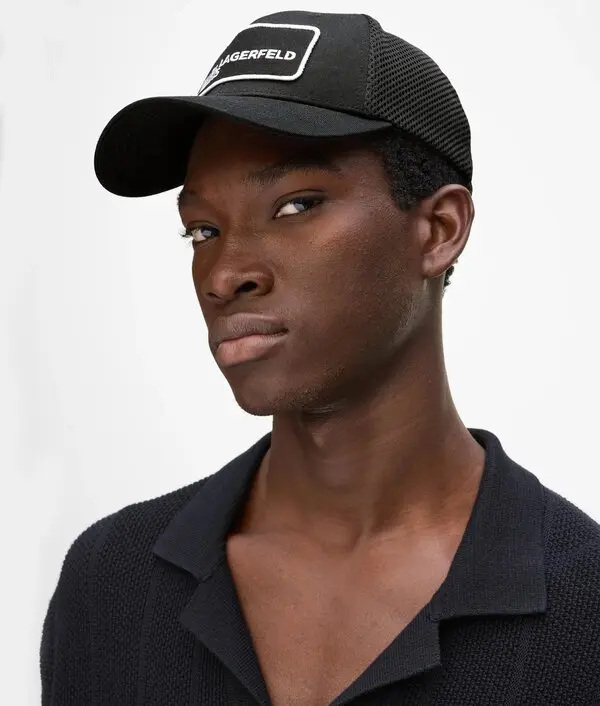 KL JEANS Jeans Embroidered Logo Trucker Cap