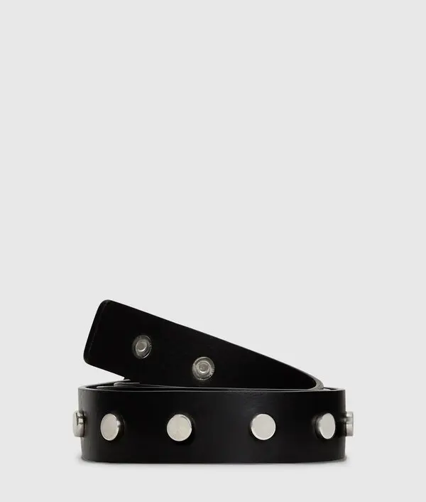 KL JEANS Studded Leather Belt