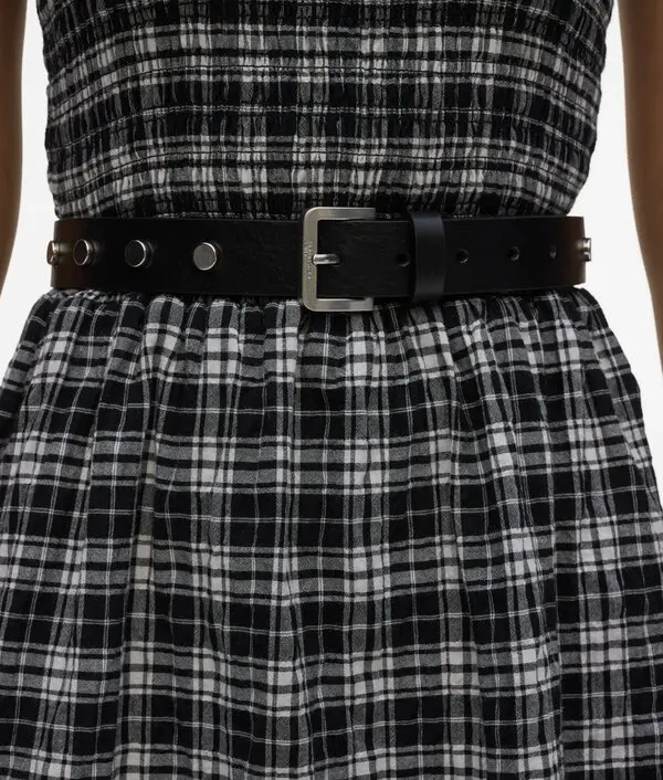 KL JEANS Studded Leather Belt