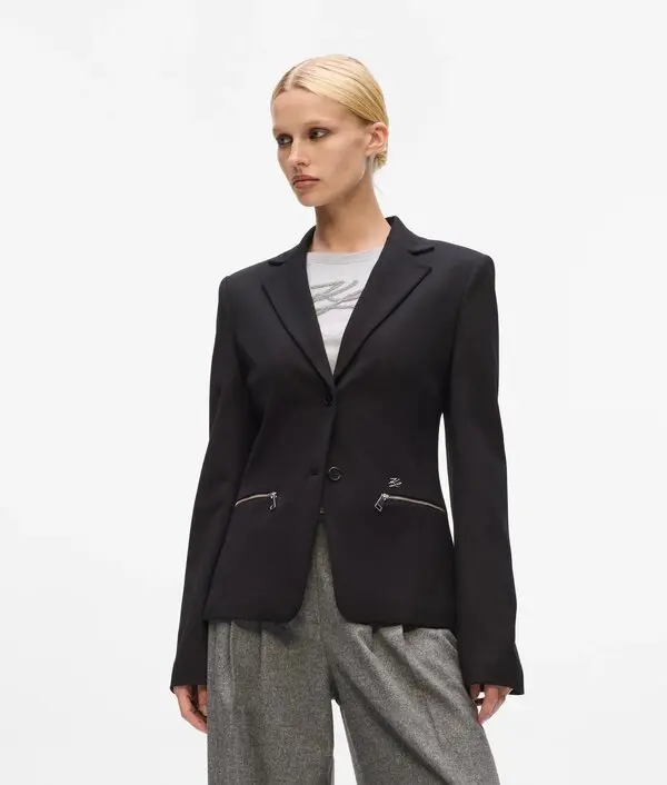 Karl Lagerfeld Punto Jacket - Black