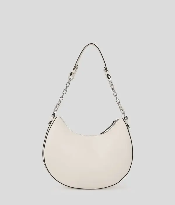 Karl Lagerfeld K/autograph Moon Shoulder Bag - Cement