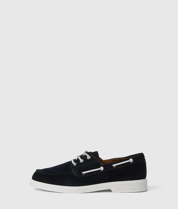 Karl Lagerfeld Kori Boat Shoes - Navy
