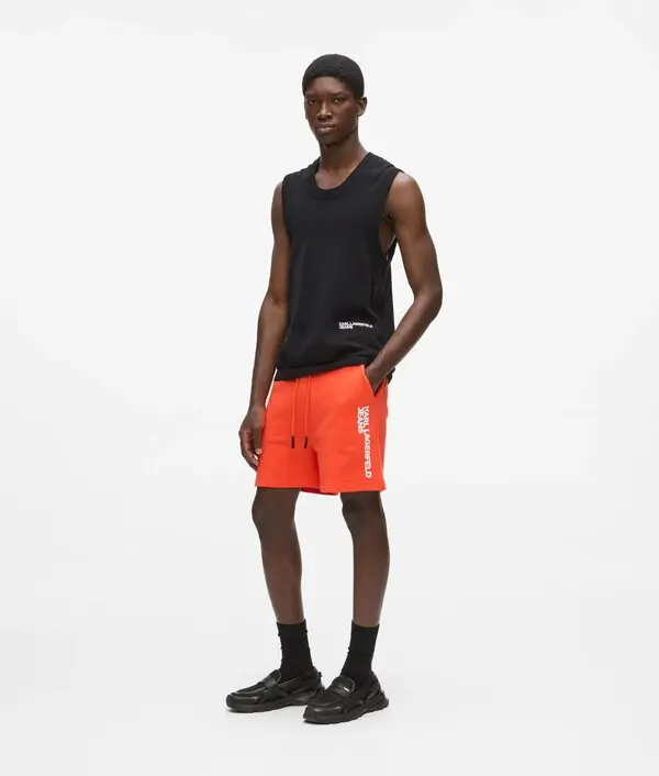 KL JEANS Jeans Logo Sweat Shorts - Grenadine