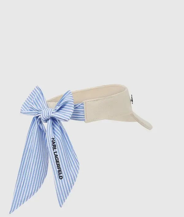 Karl Lagerfeld Ikon Choupette Tie Detail Visor