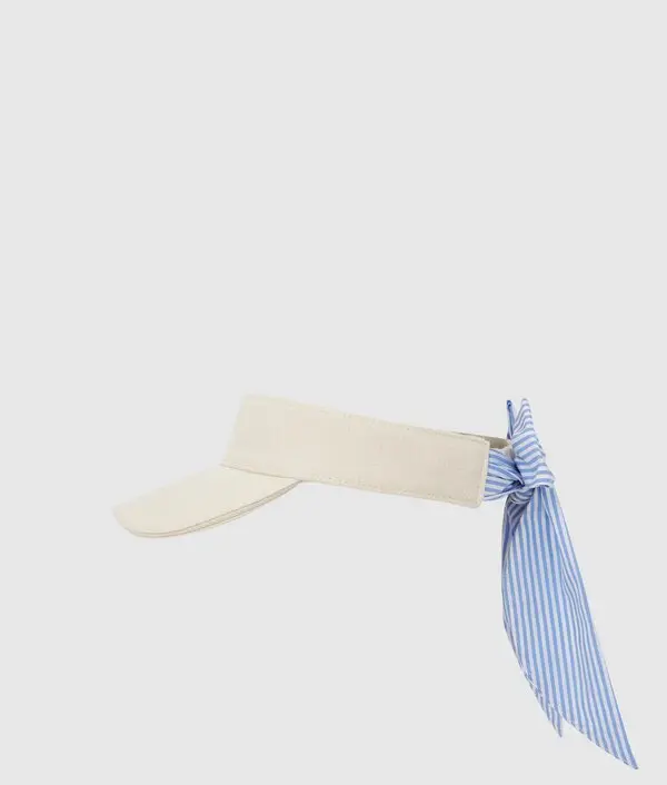 Karl Lagerfeld Ikon Choupette Tie Detail Visor