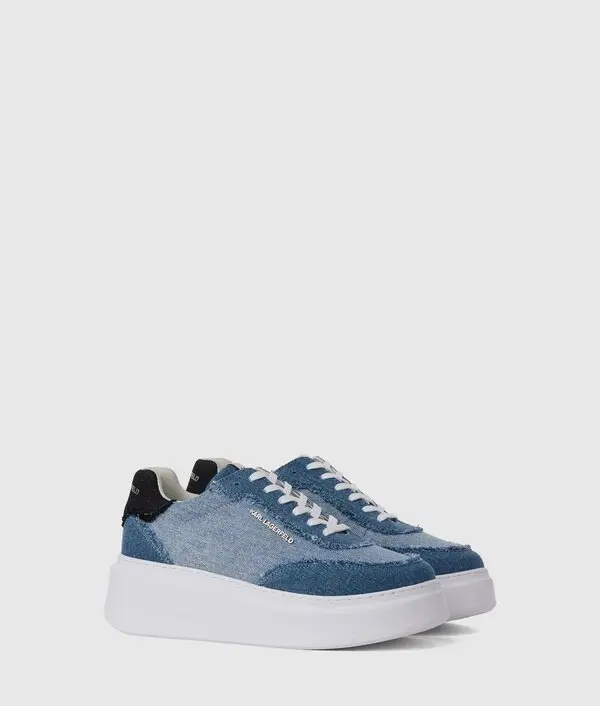 Karl Lagerfeld Anakapri Denim Sneakers - Denim Blue