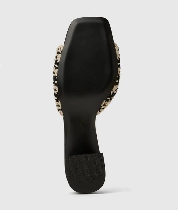 Karl Lagerfeld Plaza Ii Crochet Heeled Sandals
