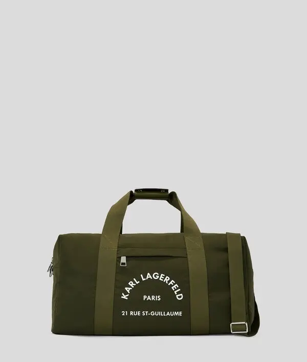 Karl Lagerfeld Rue St-guillaume Nylon Weekender Bag - Khaki