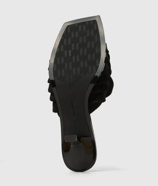 Karl Lagerfeld Karmel Ruche Heeled Sandals
