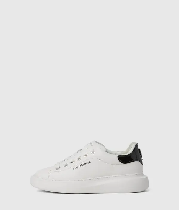 Karl Lagerfeld Ikon Nft Kore Leather Lace-up Sneakers - White