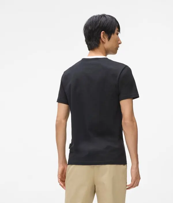 Karl Lagerfeld Monogram Slim T-shirt - Black