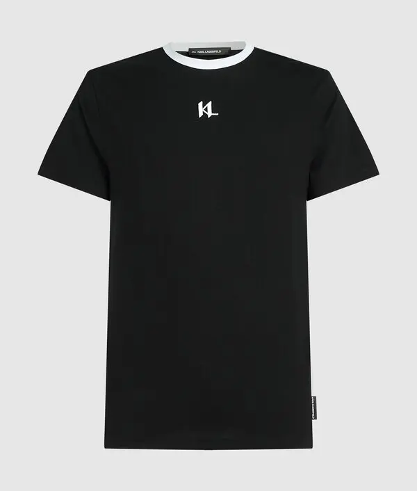Karl Lagerfeld Monogram Slim T-shirt - Black