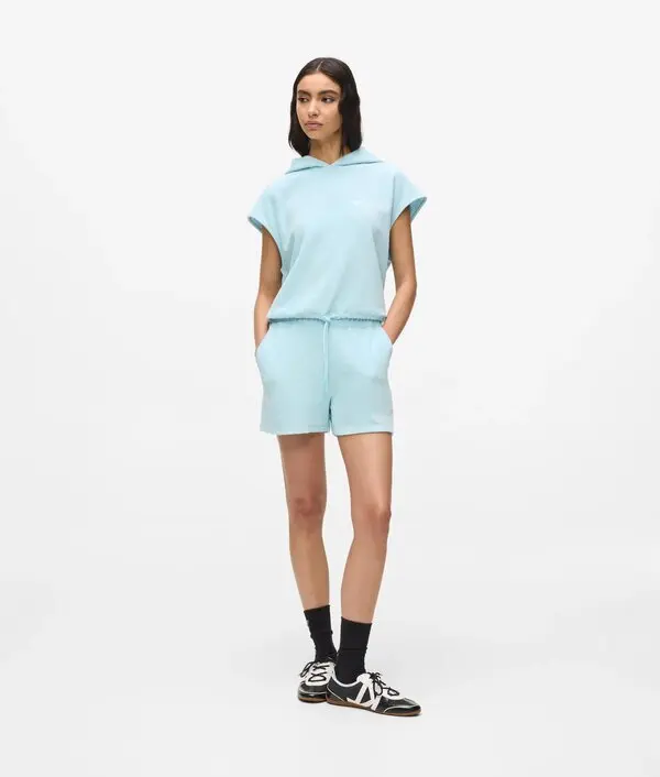 KL JEANS Toweling Shorts With Embroidered Logo