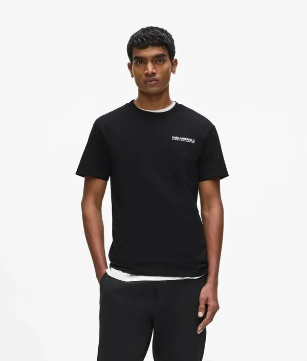 Karl Lagerfeld Rue St-guillaume Slim-fit T-shirt - Black