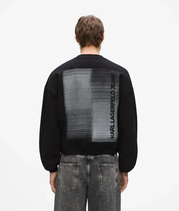 KL JEANS Jeans Gradient Logo Boxy Sweatshirt