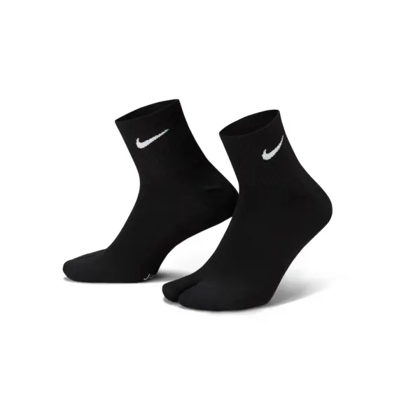 Nike Everyday Plus "rift" Lightweight Split-toe Ankle Socks - Black