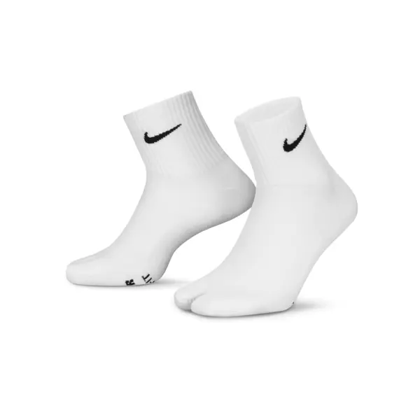 Nike Everyday Plus "rift" Lightweight Split-toe Ankle Socks - White