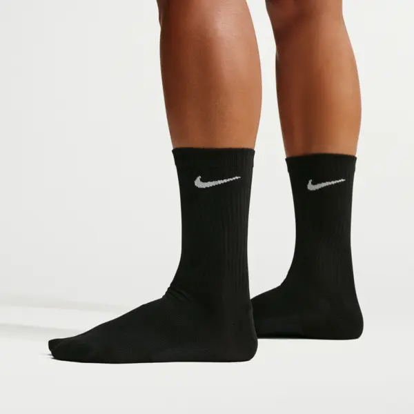 Nike Everyday Plus "rift" Lightweight Split-toe Crew Socks - Black