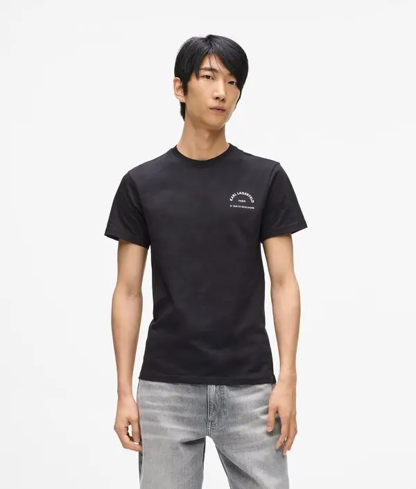 Karl Lagerfeld Rue St-guillaume Slim T-shirt - Black