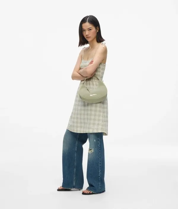 KL JEANS Jeans Rounded Suede Top Handle Bag