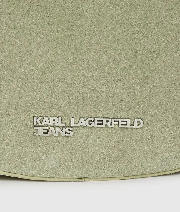 KL JEANS Jeans Rounded Suede Top Handle Bag
