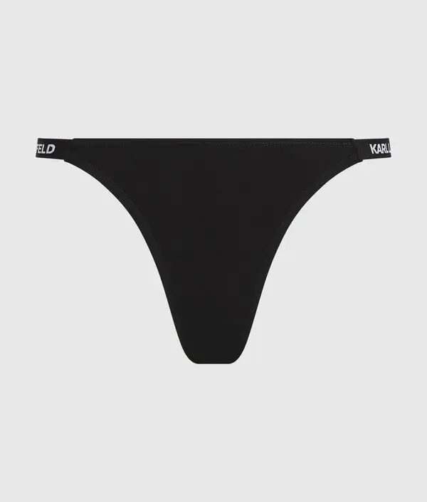 Karl Lagerfeld Logo Brazilian Briefs - Onyx
