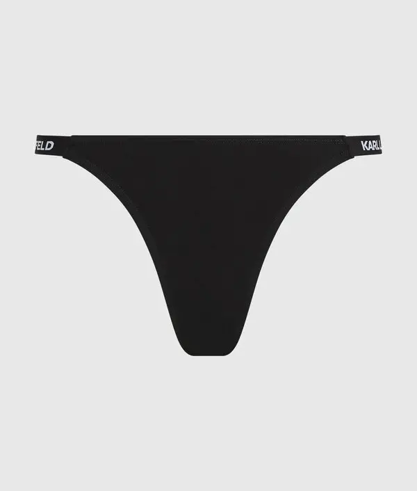 Karl Lagerfeld Logo Brazilian Briefs - Onyx