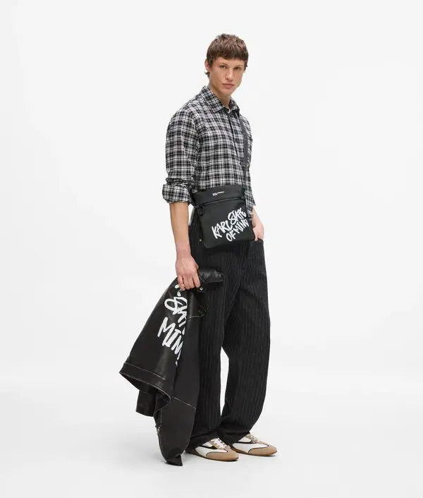 KL JEANS Jeans Coated Flat Crossbody Bag
