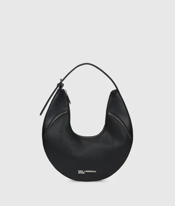 Karl Lagerfeld Rebel Hobo Bag - Black