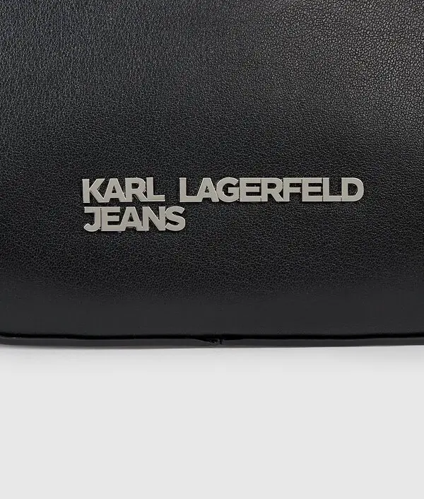 KL JEANS Jeans Rounded Leather Top Handle Bag