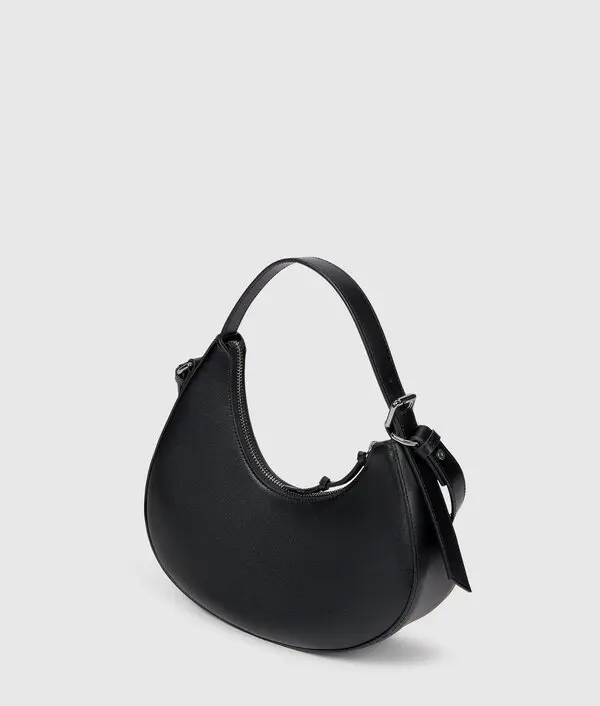 KL JEANS Jeans Rounded Leather Top Handle Bag